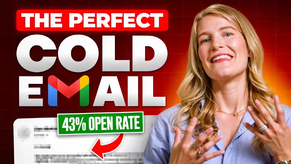 Sam McKenna's cold email method: 43% open rates