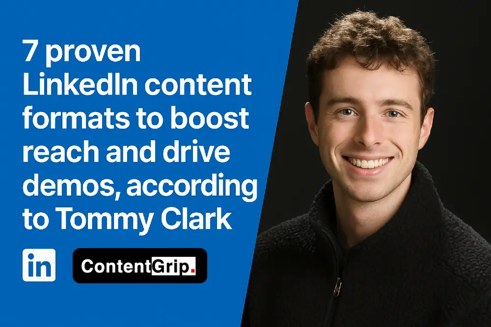 7 LinkedIn formats that boost reach, from Tommy Clark
