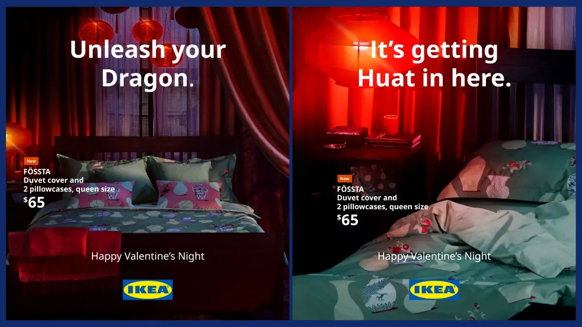 IKEA Singapore's 'Little Dragons' Valentine's day campaign