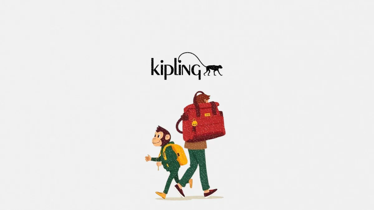 Kipling rebrands with global monkey mascot campaign