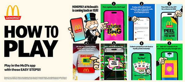 McDonald’s brings back Monopoly with Gen Z twist